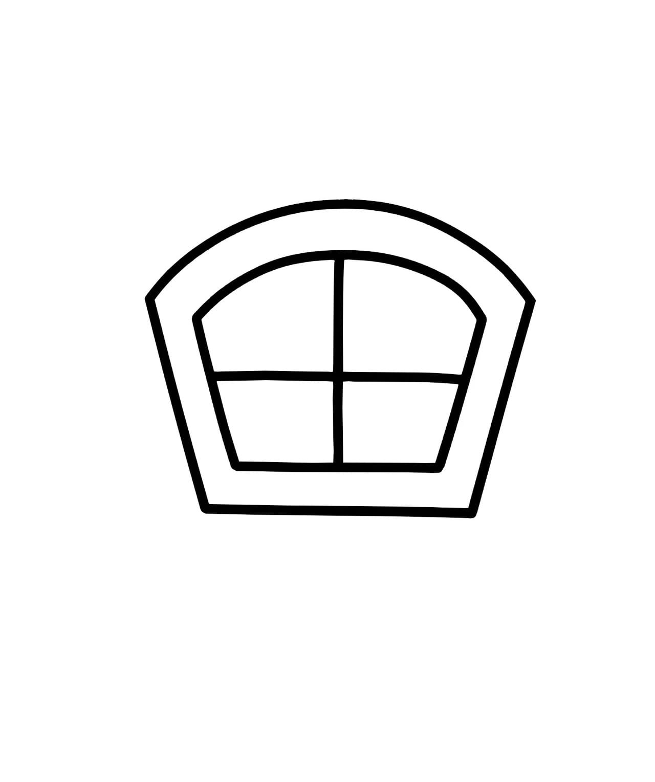 easy cartoon window coloring pages (Free PDF Printables ...