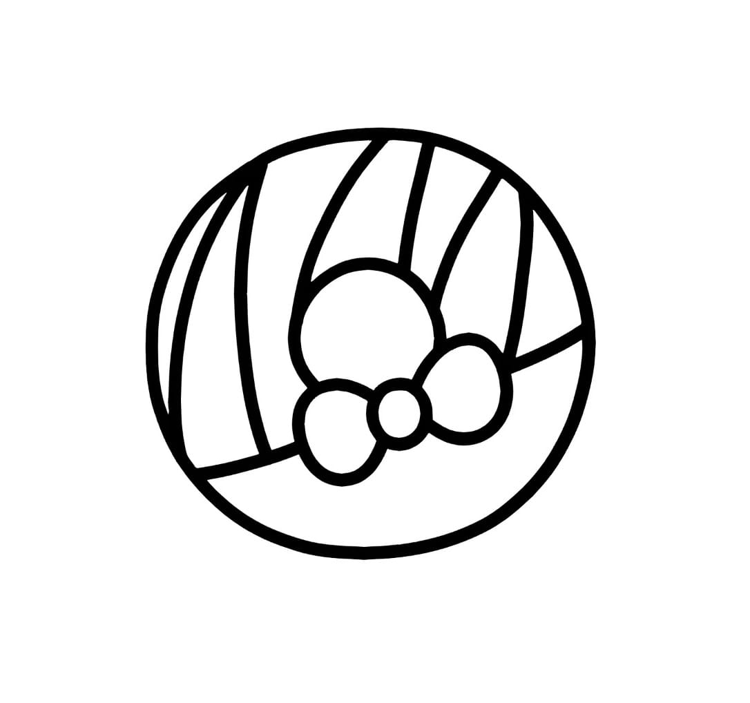 easy donut coloring pages (Free PDF Printables) | soeasycoloringpages.com